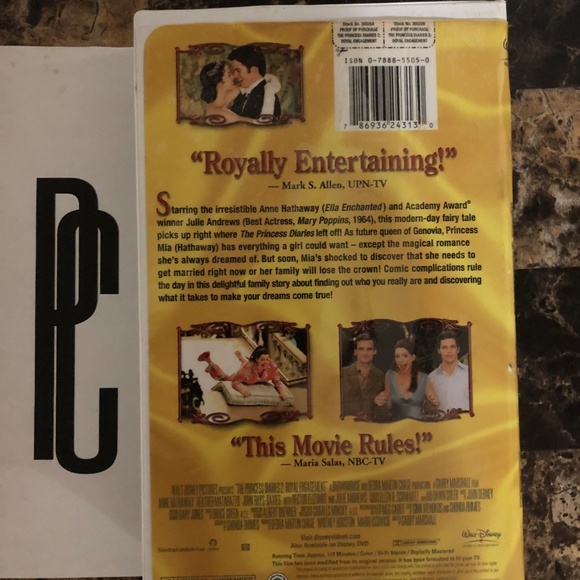 Disney | Media | The Princess Diaries Vhs Collection | Poshmark